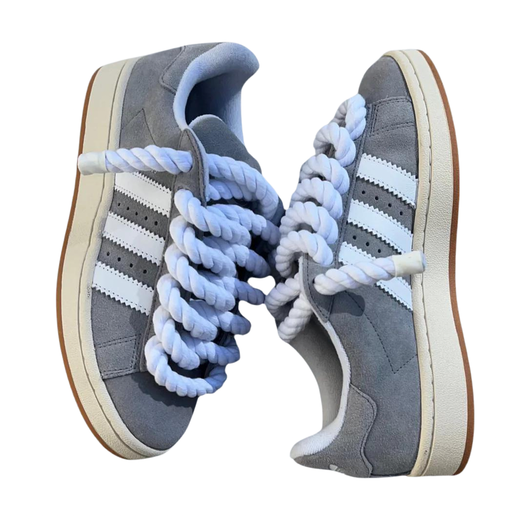 ADIDAS CAMPUS X ROPE LACES - Grey – Our_kulture Shop